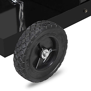 4 Drawer Cabinet Welding Cart, Mig Tig Arc Welder Cart Plasma Cutter Tank Storage Heavy Duty Rolling Workshop Organizer with 2 Safety Chains