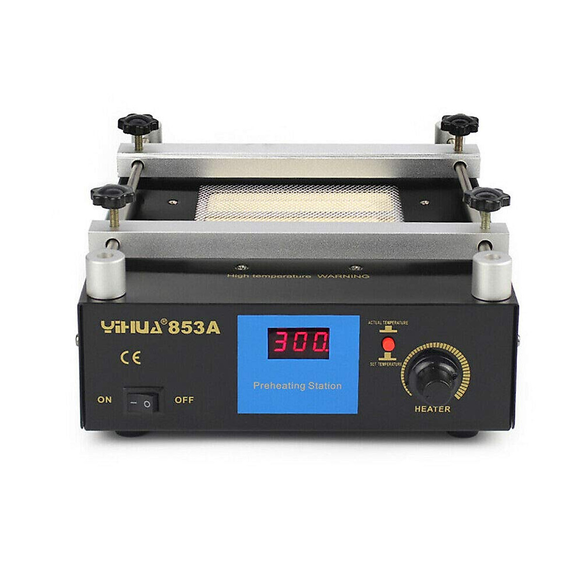853A 600W IR Preheating Rework Station PCB Infrared Preheater BGA Rework Hot Plate Preheating Oven Welder 50℃-350 ℃ 110V