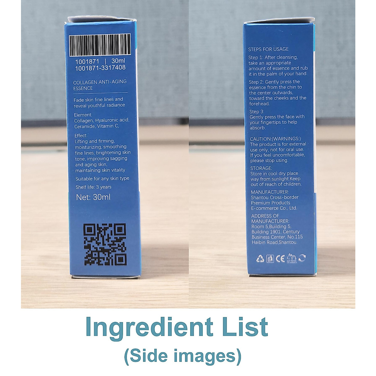 Botox Stock Solution Facial Serum Vitamin C Serum For Face, Anti Aging Collagen Serum Vitamin E, Salicylic & Amino Acids, Botox Facial Serum Reduce Fine Lines, Wrinkles, Plump Skin