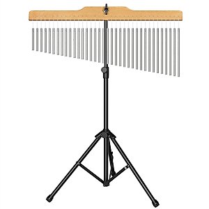 MUSCELL 36-Bar Chimes Percussion Music Instruments with Mounting Stand