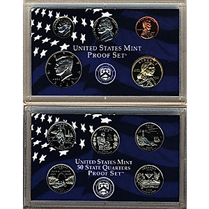 2003 S U.S. Mint 10 coin Clad Proof Set In OGP Proof