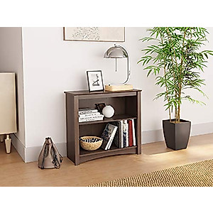 Prepac Home Office Espresso 2-shelf Bookcase