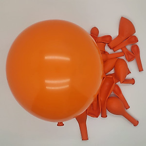 Navy Blue Balloons Garland Arch Kit, Navy Blue Metallic Gold Orange Ivory White Balloon Garland Kit for Thanksgiving Decorations Birthday Party Baby Shower Wedding Fall Graduation Decorations