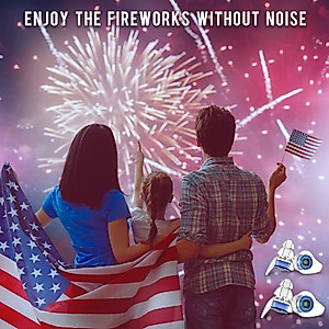 2 Pairs High Fidelity Concert Ear Plugs, Silicone Hearing Protection Earplugs, Noise Reduction Music Ear Plugs for Concerts, Musicians, Festival, DJ’s, Nightclub, Drummers and Raves Party - 23dB