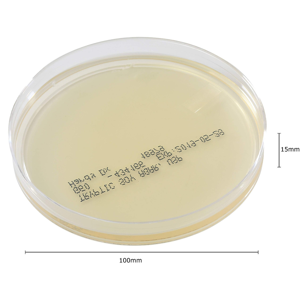 Tryptic Soy Agar (TSA), USP, a General Growth Medium for Microorganisms, 15x100mm Plate, Order by The Box of 100, by Hardy Diagnostics