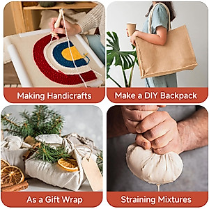 Simple&Opulence 100% Cotton Canvas Fabric 10oz. 59 Inch by The Yard, Nature Duck Fabric Textile Medium Weight for Painting, Sewing, Crafts, Embroidery, Bag, Handmade Home Decor(1 Yard, Black)