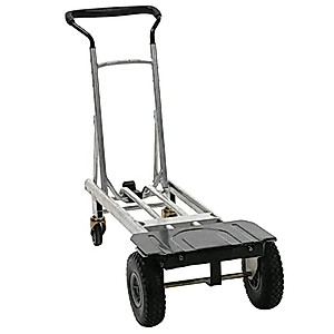 Cosco 3 in 1 Aluminium 992lb / 450kg Capacity Hand Truck with Flat-Free Wheels