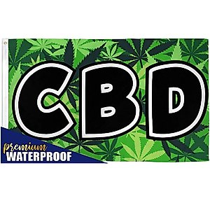 3x5 CBD Waterproof Polyester Flag Business Advertising Banner