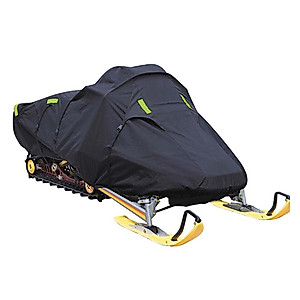 Trailerable Snowmobile Snow Machine Sled Cover Compatible for Ski Doo Bombardier Freeride 850 E-TEC 165 for Model Years 2019-2023. 600 Denier Gear