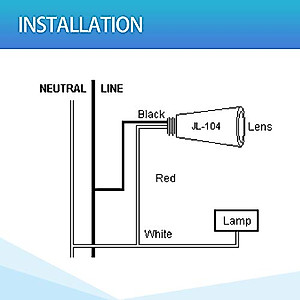 2 Pack Photocell Light Sensor Switch, Swivel Mount, 120-277V AC, Dusk to Dawn Security Light Detection, Hardwired, UL Listed, Photocell Light Control for LED Post Light, Wall Pack, Shoebox Lights