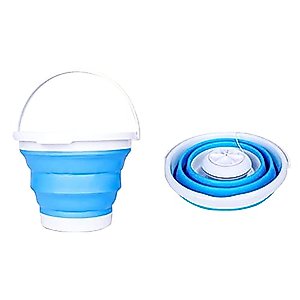 Ultrasonic Folding Bucket Turbo Washing Machine, Automatic Positive and Negative Usb Plug-In Lundry Machine,Portable Mini Lavadoras for Student Dormitories, Living Rooms, Bathrooms, Balconies