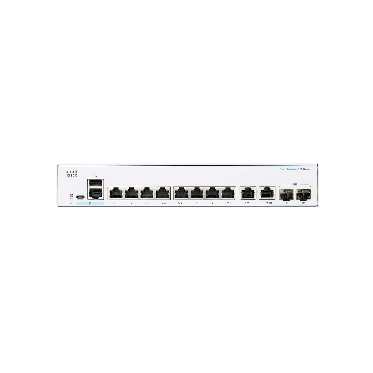 Cisco Business CBS350-8FP-E-2G Managed Switch | 8 Port GE | Full PoE | Ext PS | 2x1G Combo | Limited Lifetime Protection (CBS350-8FP-E-2G)