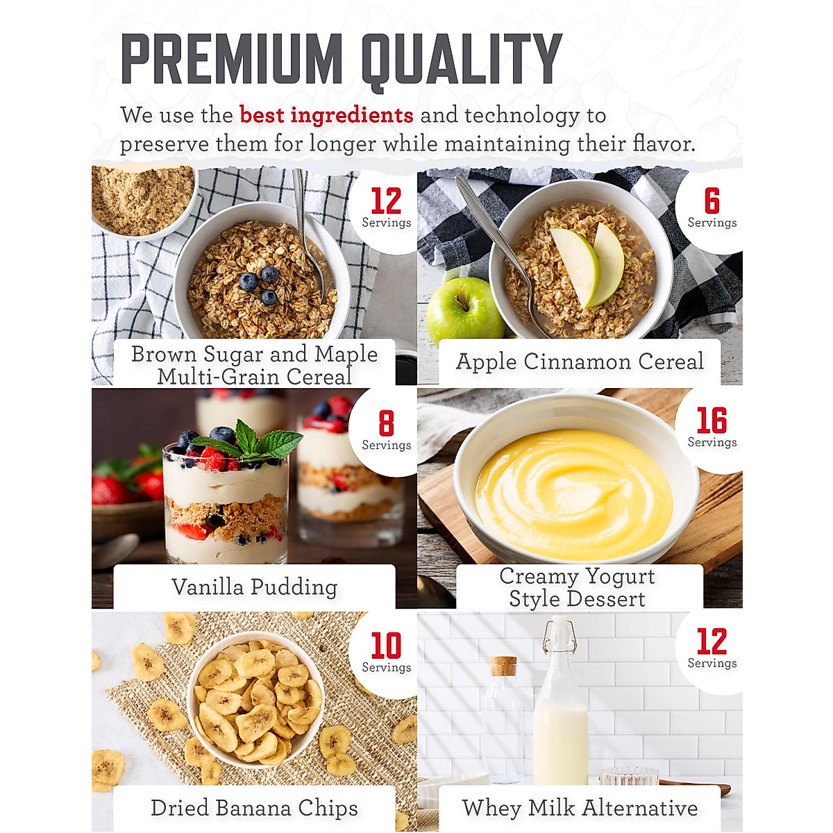 READYWISE - Variety Pack Bucket, 104 Servings, Emergency, MRE Meal & Drink Supply, Premade, Freeze Dried Survival Food, Hiking, Adventure and Camping Essentials, Individually Packaged, 25 Year Shelf Life