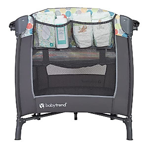 Baby Trend Lil' Snooze Deluxe II Nursery Center Playard, Funfetti