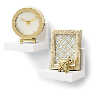 Command Display Ledges, Quartz, 2-Ledges, 8-Medium Foam Strips (HOM23Q-2ES), Great for dorm decor