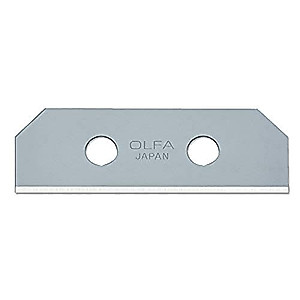 OLFA 1077173 SKB-8 Dual-Edge Blade for SK-8 Safety Knives, Standard, Silver (Pack of 10)