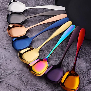 18/10 Stianless Steel Soup Spoon, Table Spoon, Set of 8 (teaspoon)