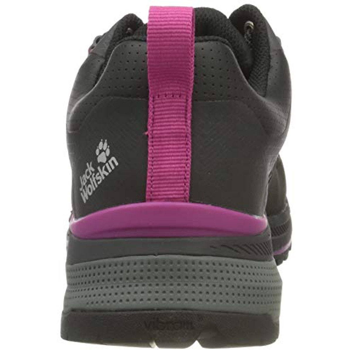 Jack Wolfskin Women's Force Striker Texapore Low Hiking Shoe Boot, Phantom/Pink, 10.5