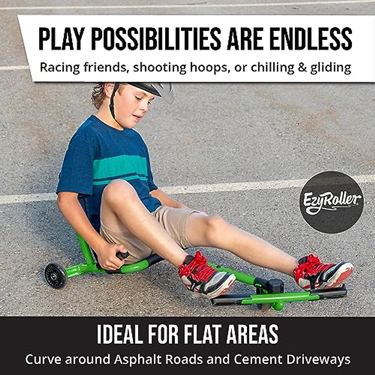 EzyRoller Classic X Ages 4+, 45lbs - 120lbs - Green