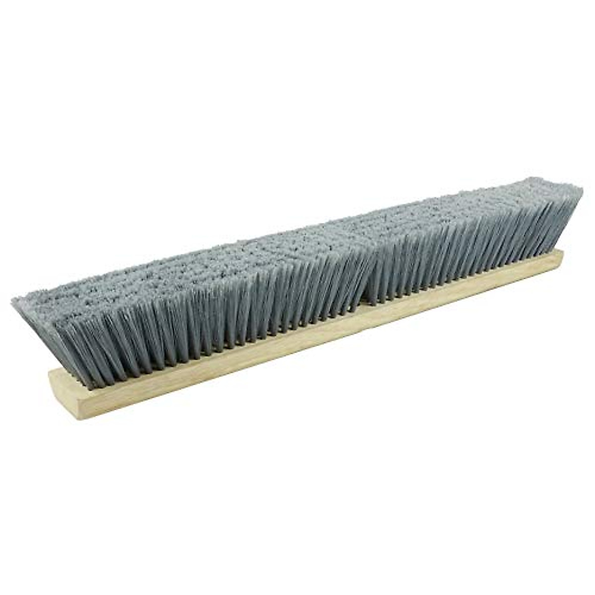 Weiler 42042 24" Fine Sweep Floor Brush, Flagged Silver Polystyrene Fill, Natural