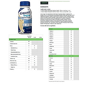 Ensure Original Therapeutic Nutrition (Formerly Immune Health) (Vanilla) 8-fl-oz Bottle - 1/Case of 24