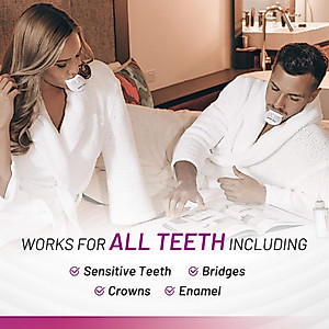 White Glo Accelerator Teeth Whitening Refill Gel for Sensitive Teeth and Gums, 3 Months of Professional Treatment, Carbamide Peroxide, Papaya, Pineapple Enzyme for Best Teeth Whitening Results - 3.4oz