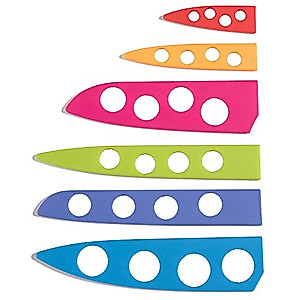 CHEF'S VISION Blade Keepers Protective Knife Covers for The Masterpiece Series Knives - Knives Not Included - Color Blade Sheaths for Kitchen Knives - Blade Guards to Protect Your Masterpiece Knives