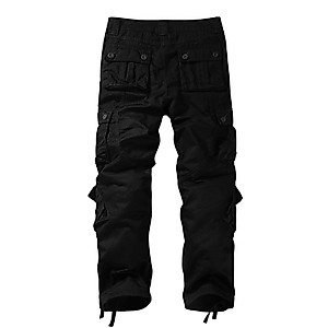 Match Womens Wild Cargo Pants(Black,32)