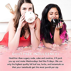 Pinky Up Apple Pie Loose Leaf Tea, Herbal Tea, Caffeine Free, Low Calorie & Gluten Free, 3.5 Oz Tin