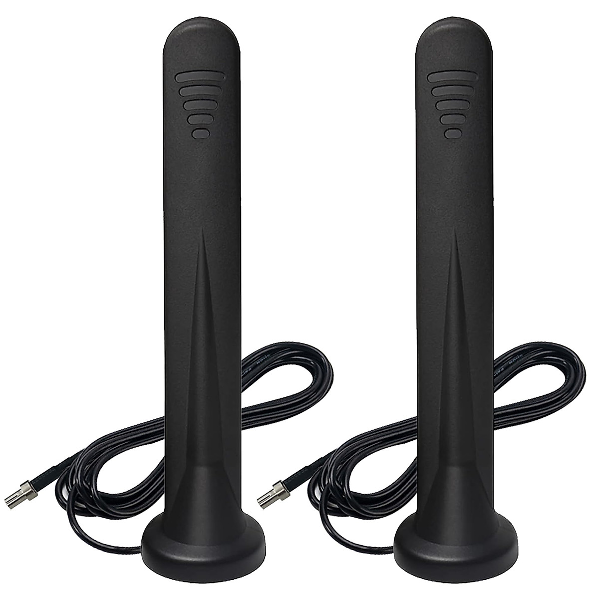 TS9 Antenna, 12dBi External 5G 4G LTE 3G GPRS GSM 600-6000MHz Male Waterproof Magnetic Base High Gain Antenna, Compatible with Netgear AT&T Nighthawk M6 MR6110 MR6500 M5 Hotspots Router(2 Pack)