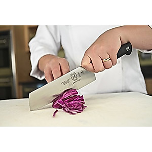 Mercer Culinary M20907 Genesis 7-Inch Nakiri Vegetable Knife,Black