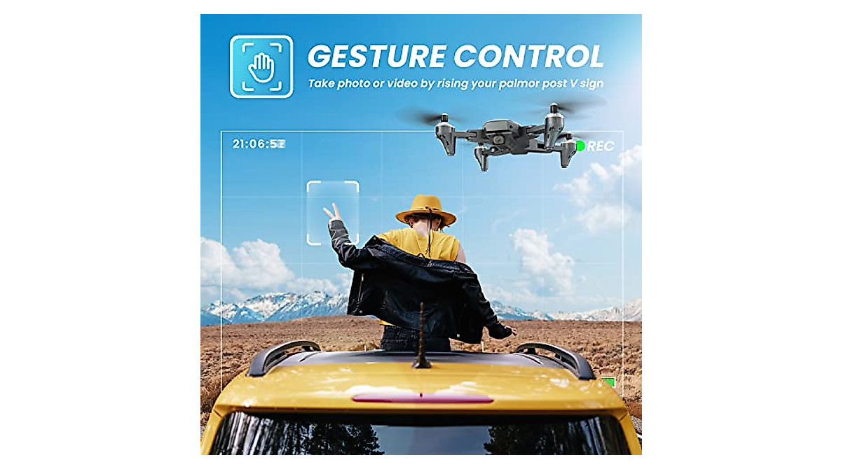 DEERC Drone: 2K HD FPV Camera, Easy for Kids & Adults