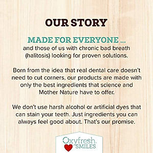 Oxyfresh Fresh Breath Fresh Mint Mouthwash – Dentist Recommended for Long-Lasting Fresh Breath & Healthy Gums | Alcohol & Fluoride Free (1-16 oz Bottle)