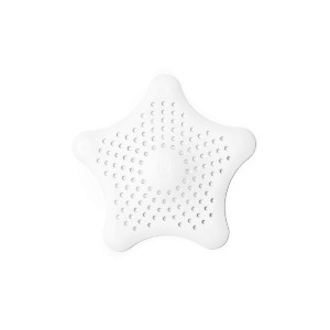 Umbra Starfish Drain Cover/Hair Catcher, White