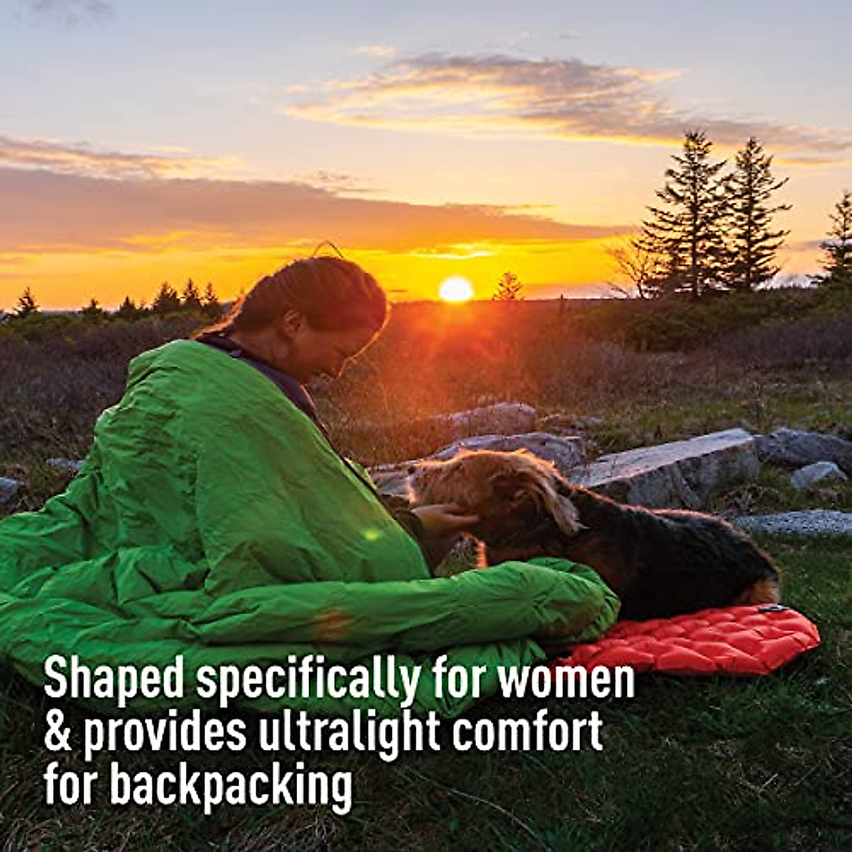 Sea to Summit Ultralight Insulated Backpacking Sleeping Pad, Women's Large (72 x 25 x 2 inches)