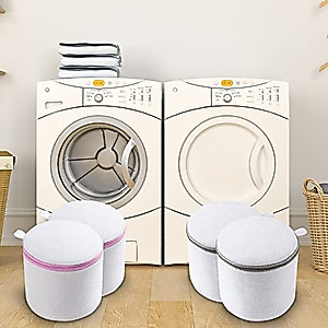 4PCS Mesh Laundry Bra Washing Bags for Lingerie Bras Underwear Stocking Luxury Garment Travel Laundry Wash Bag…