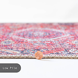 Bellini Rugs Machine Washable Rug with Non slip Backing, Living Room Rug, Kitchen Area Rug, Pet Friendly Area Rugs, Throw Rugs for Entryway, Home Floor Decor, 2' x 3'