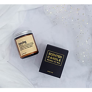 Lavender Scented Candles - Naughty Coworker Leaving Gifts for Women and Men, Farewell Goodbye Gifts for Coworkers, Funny Going Away Gifts for Coworker New Job Promotion, Leaving Definition Candle