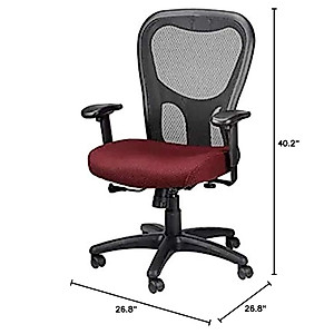 Tempur-Pedic TP9000 Mesh Task Chair, Burgundy (TP9000-Burgundy)