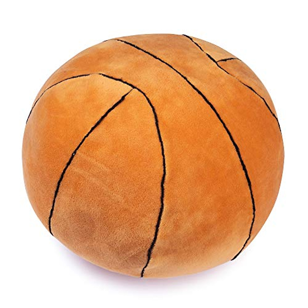 Plush Basketball | Fluffy Stuffed Basketball Plush Toy | Soft Stuffed Basketball Plush | Basketball Plush Toys | Gift for Toddler Boys | 8” Diameter