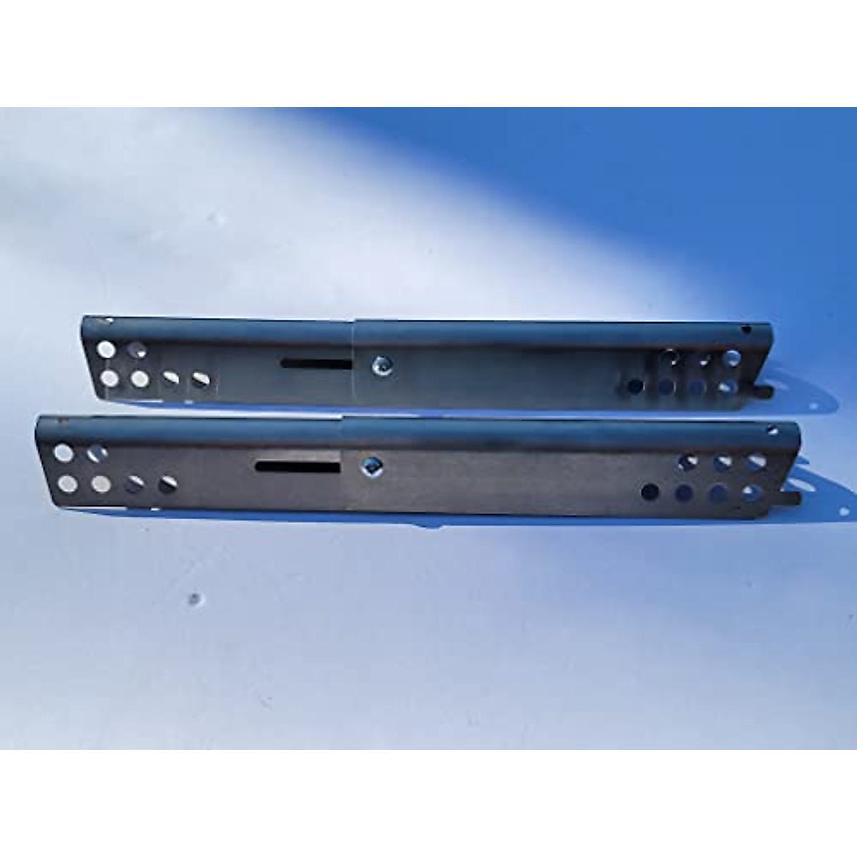 Outdoor Bazaar Set of Two Adjustable Length Stainless Steel Replacement Heat Plates for Charbroil Performance Series Grills