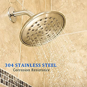 OPERMAXER Shower Escutcheon Plate, 2pcs Modern Shower Arm Flange 3.5'', Universal Shower Head Arm Replacement Escutcheon Cover Plate, Escutcheon Wall Cover(Chrome)