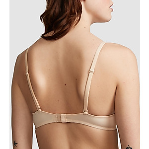 Victoria's Secret Pink Wear Everywhere Push Up Bra, Padded, Smoothing, Bras for Women, Beige (34B)