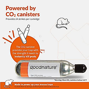 Goodnature Replenishment Pack, Automatic Paste Pump with Chocolate Paste Formula & CO2 Canister, Pet-Friendly & Home Safe