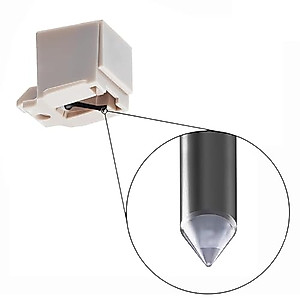 KANGQL Replacement Stylus, Turntable Needle Styluses with Cleaner Phonograph Maintenance Part Record Player Needle for ATN3600L