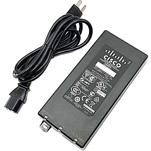 Genuine 56V 0.55A AC Adapter Compatible with Cisco AIR-PWRINJ4= DPSN-35FB A POE30U-560 341-0212-01 Aironet 1041 1042 1141 1142 1250 1252 1260 3500 3501 3502 3602 AP1142 1252AG Power Ethernet Injector