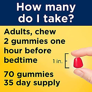 Nature Made Melatonin 10 mg, Dreamy Strawberry, 70 Gummies (Pack of 2)