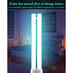 PACETAP 18W H-Shaped Replacement Bulbs Compatible with 18W Indoor Outdoor Lamps, 2G11 18Watt Single Twin Tube Bulb with 4 Pin Base for Home