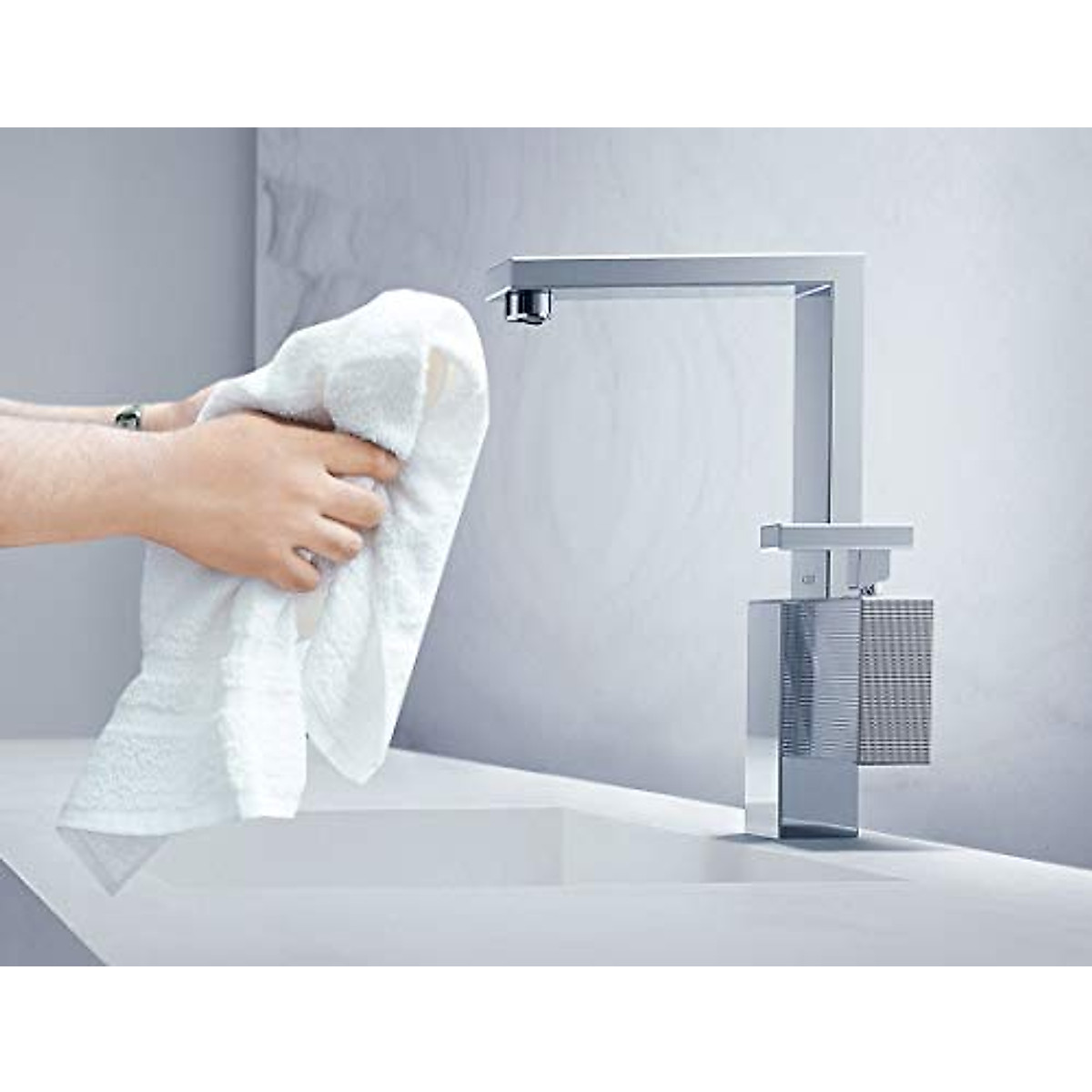 SOFTILE COLLECTION Salon Towel Pack of 24 (16 x 26 inches) 100% Ring Spun Cotton Ultra Soft & Highly Absorbent Salon Towel Hotel & Spa Quality Hand Towels for Gym Salon Spa & Home Care (White)