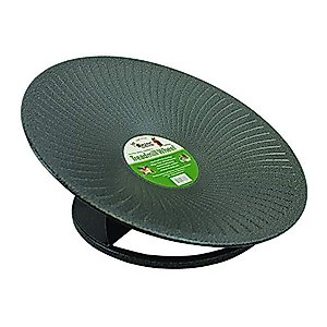 Treadmill Wheel 11" Black - All-Metal Exercise Wheel - Chinchillas, Prairie Dogs, Rats, Hedgehogs, Sugar Gliders, Squirrels, Degus, Hamsters & Other Small Animals - Smooth, Fast, Silent, Durable